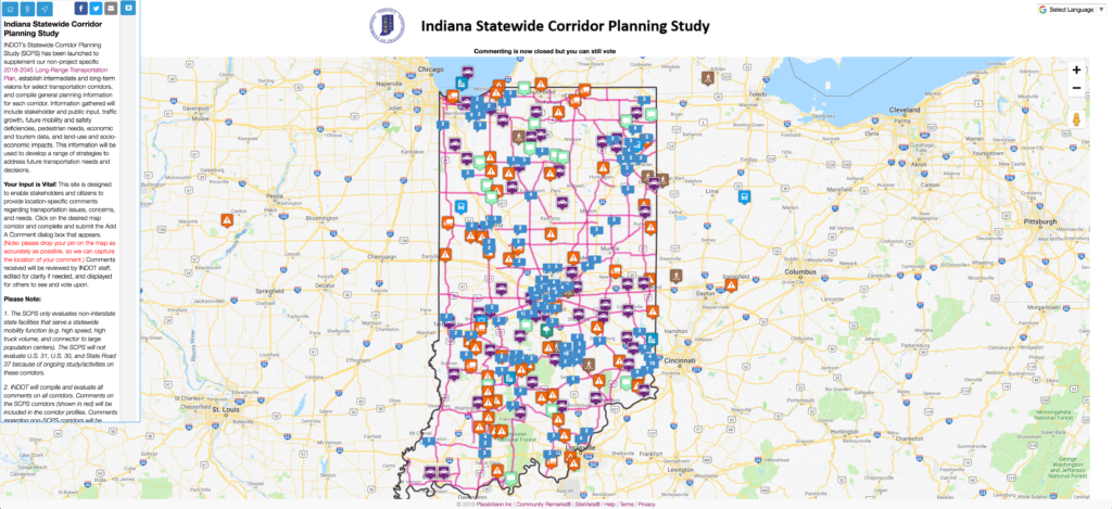 Indiana DOT Corridor Study - Community Remarks